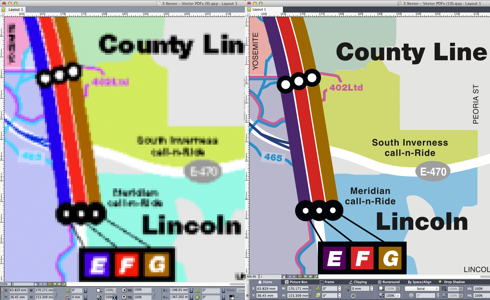 QXP10 vs QXP9 Vector Comparison | redaktion42's Weblog